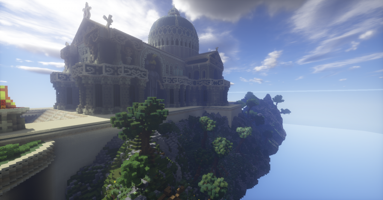 Temple of the Holy Fountain Minecraft Map