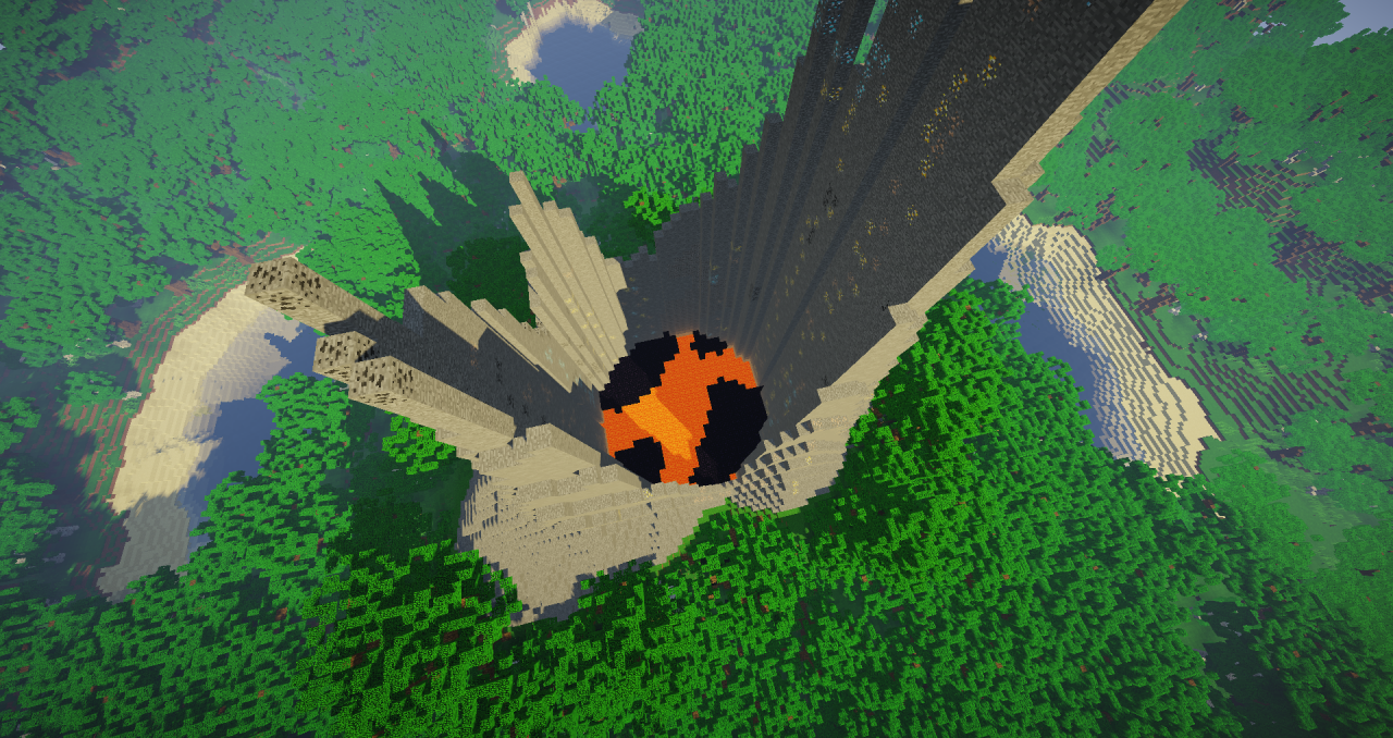 Volcano Survival World Minecraft Map