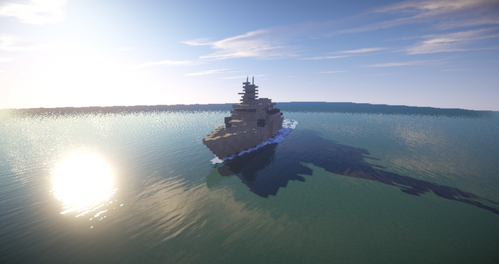 E.S Silver Stone (My First Navy Ship) Minecraft Map