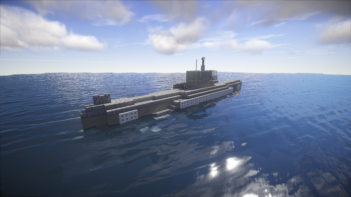 German Submarine Minecraft Map