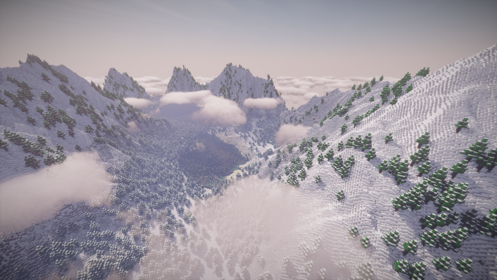 [1.10+] Winter Mountain Range (VANILLA/MODDED SURVIVAL) (2048*2048 ...