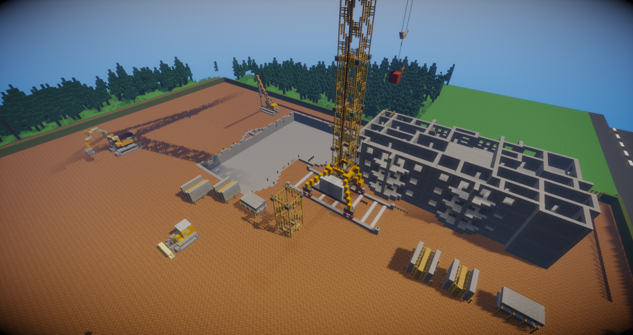 КБ-674А башенный кран | KB-674A tower crane Minecraft Map