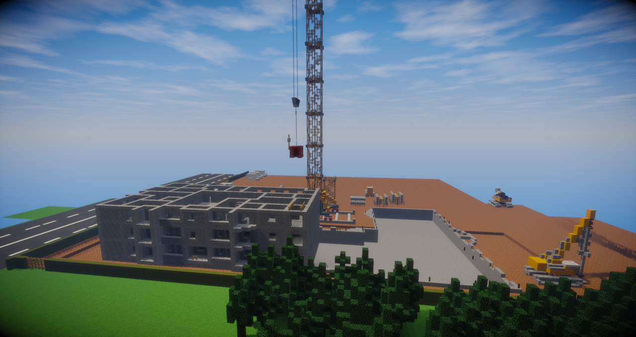 КБ-674А башенный кран | KB-674A tower crane Minecraft Map