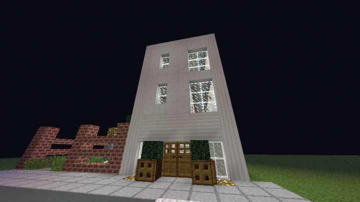 Prédio Moderno Decoração Minecraft Map