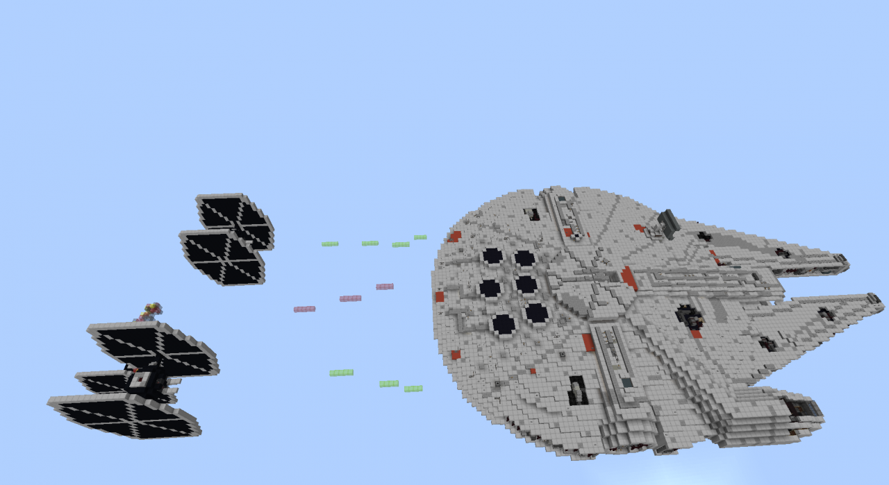 STAR WARS Millennium Falcon Minecraft Map