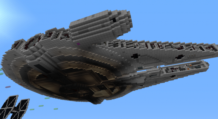 STAR WARS Millennium Falcon Minecraft Map