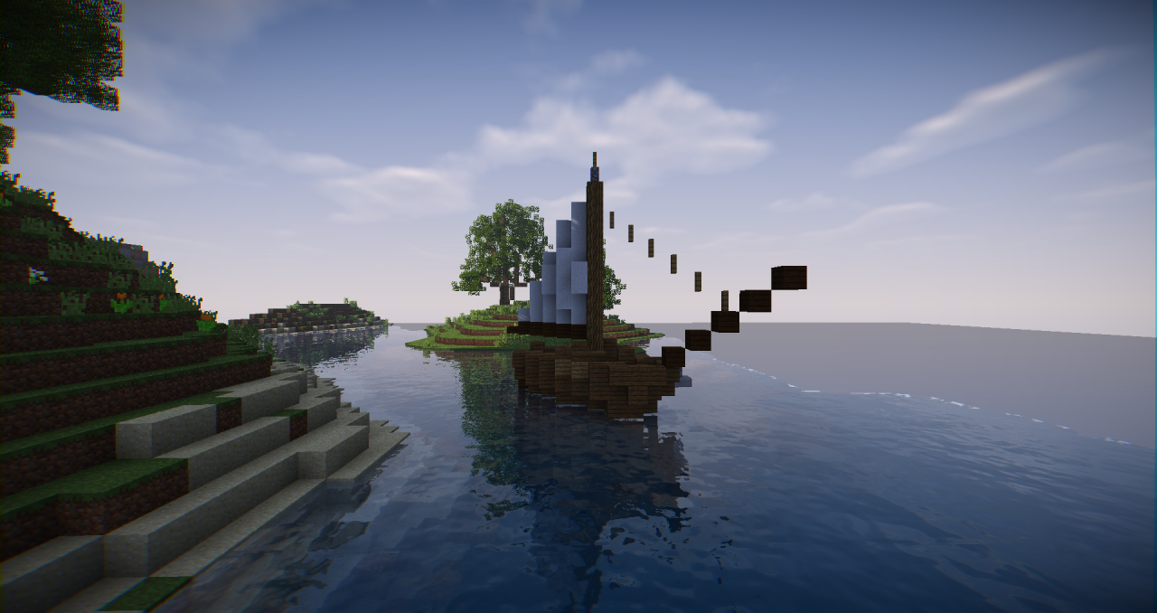 Small Sailing Boat Minecraft Map