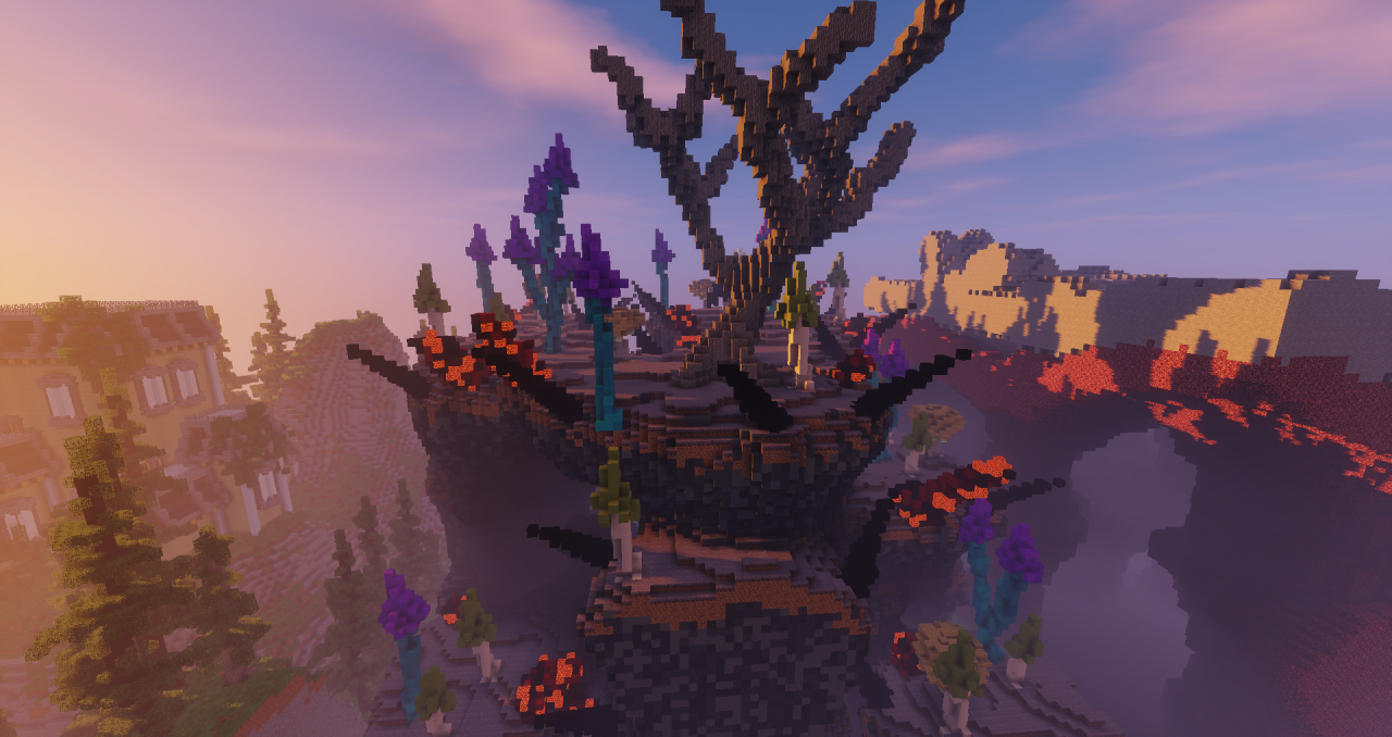 Mushroom Fantasy plot Minecraft Map