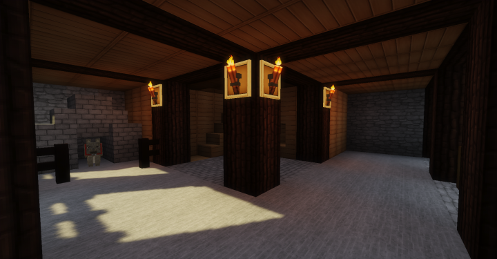 Simple Mountainside Cabin Minecraft Map