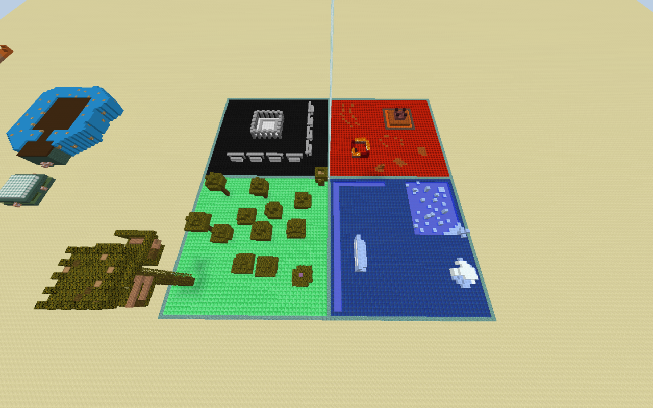 Anime All Stars Minecraft Map