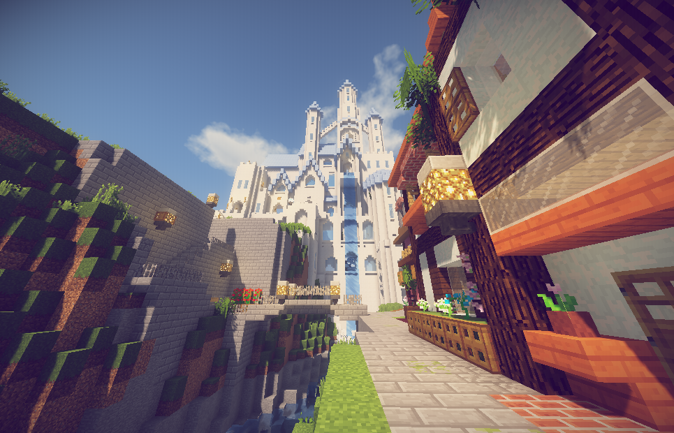 White castle Minecraft Map