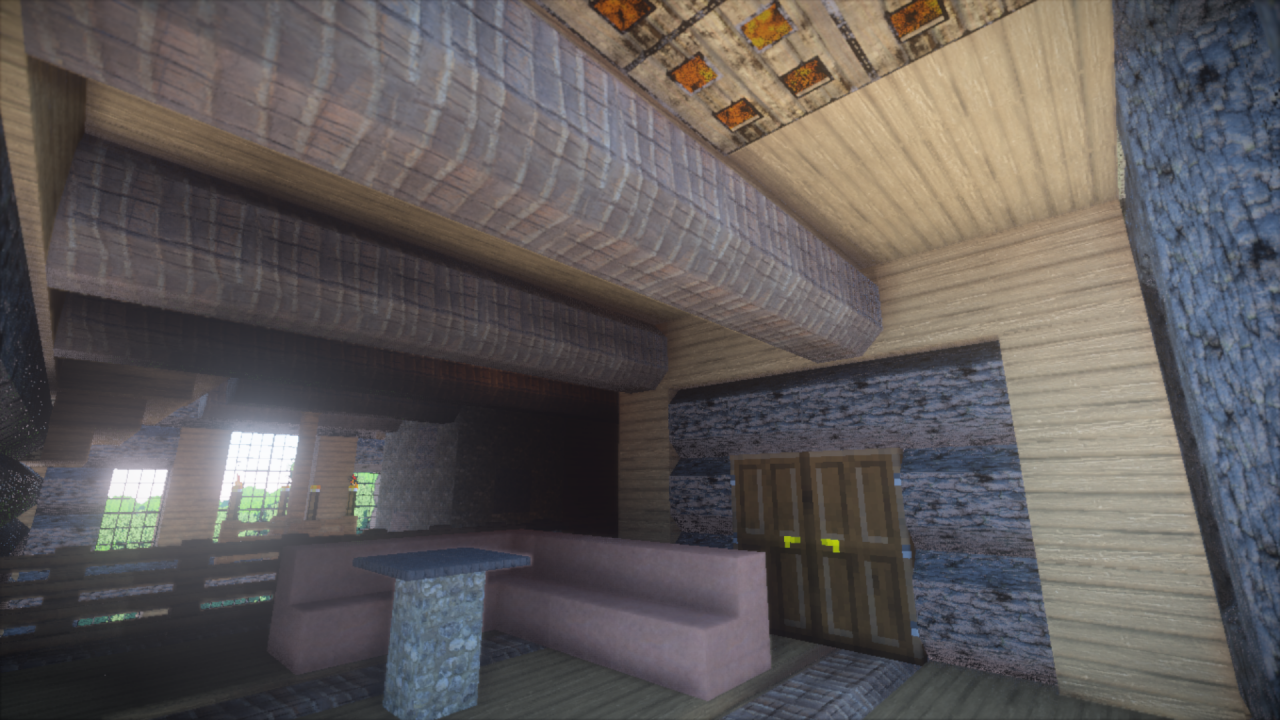 French Country Style Log Cabin Minecraft Map