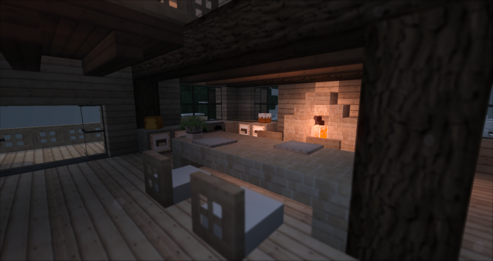 CHÂLET ALPIN - ALPINE CHALET Minecraft Map