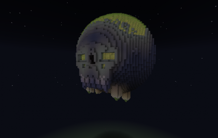 Brainiac's Skull Ship Minecraft Map