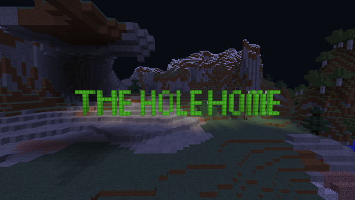 The hole home. Minecraft Map
