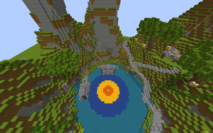 Mountain lobby/hub Minecraft Map