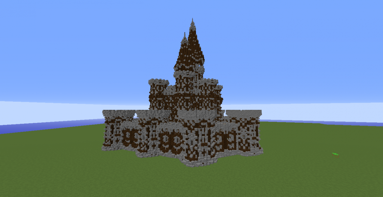 Castle with wall Minecraft Map
