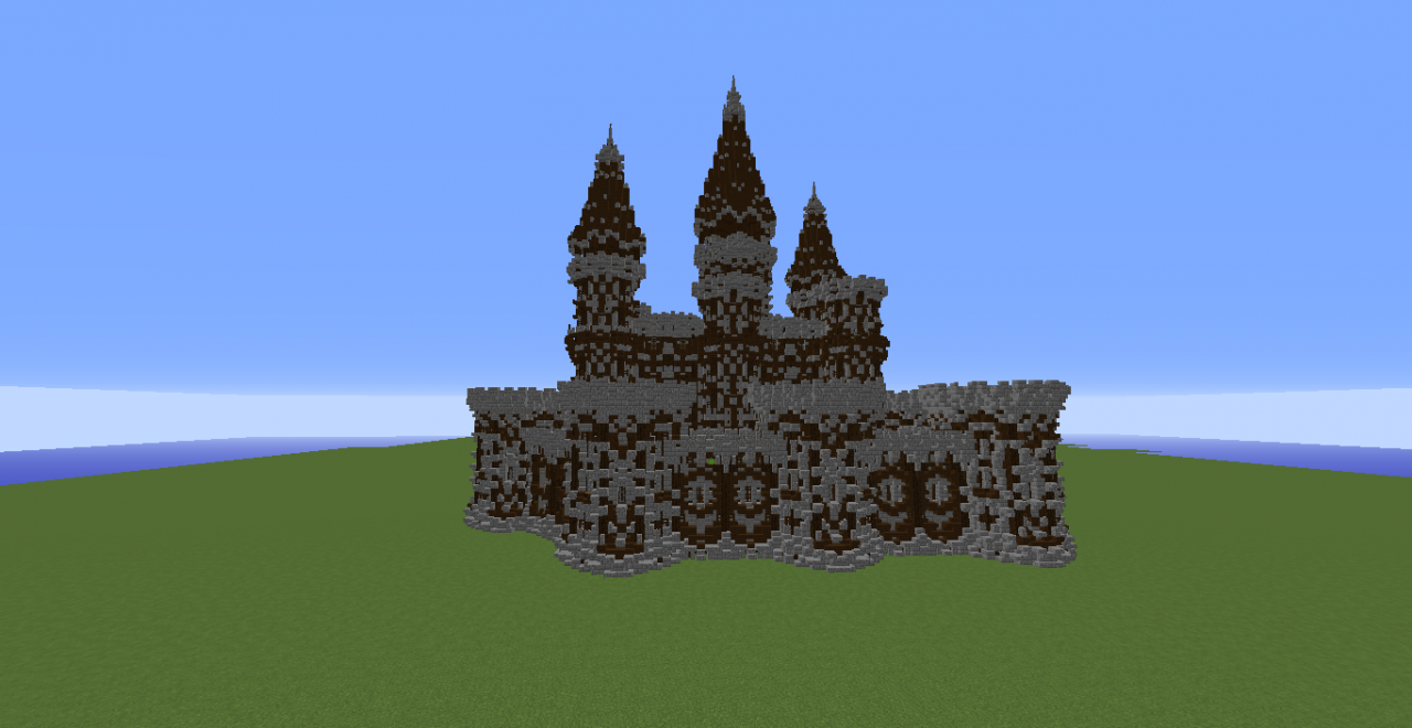Castle with wall Minecraft Map