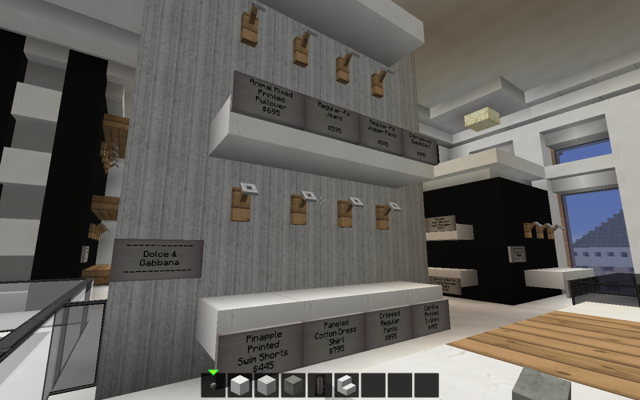 Saks Fifth Avenue department store Minecraft Map