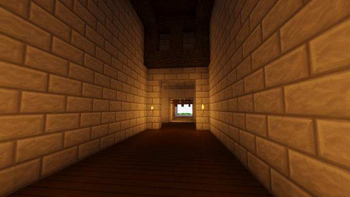 Medieval Castle - Interior Walkways and Rooms Minecraft Map