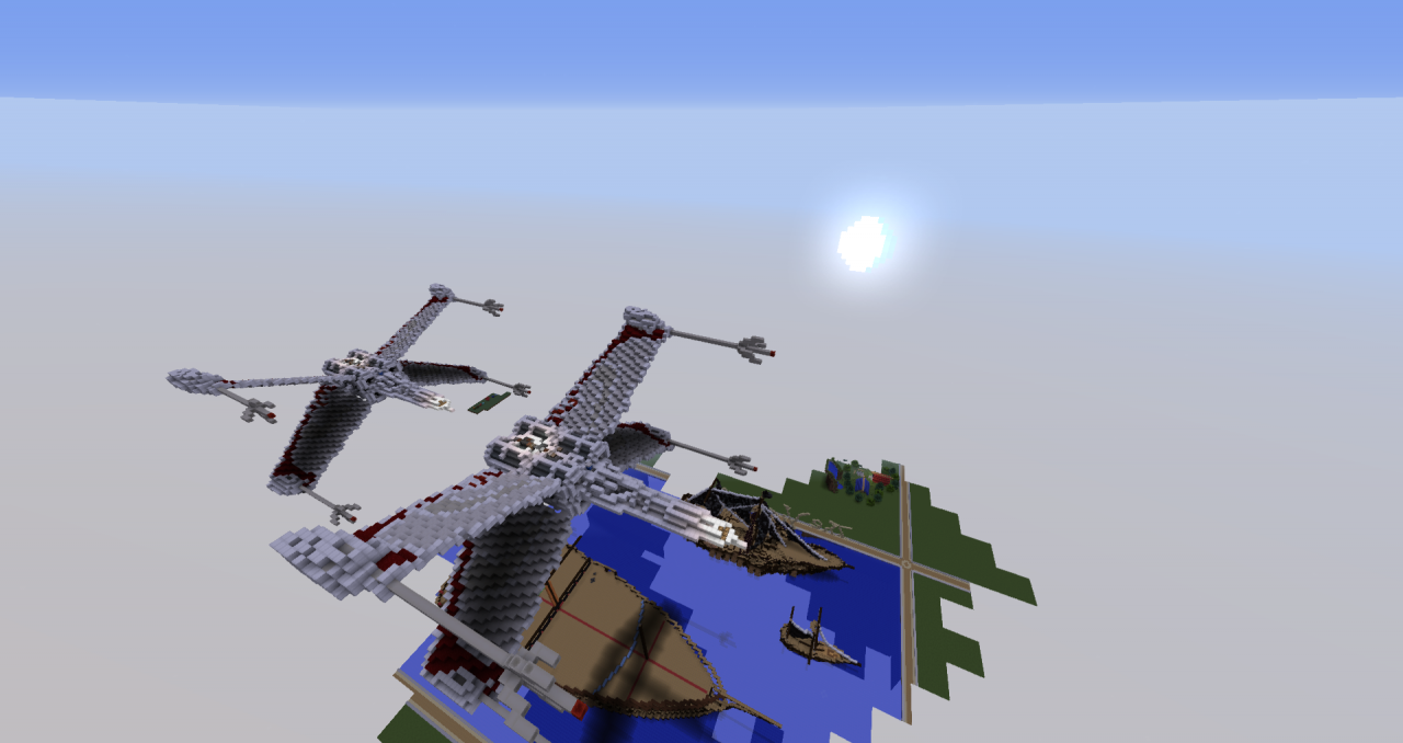 [1-Hour Challenge] X-Wing Minecraft Map