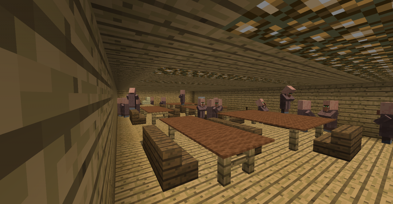 Find The Button - Villager Hotel Minecraft Map