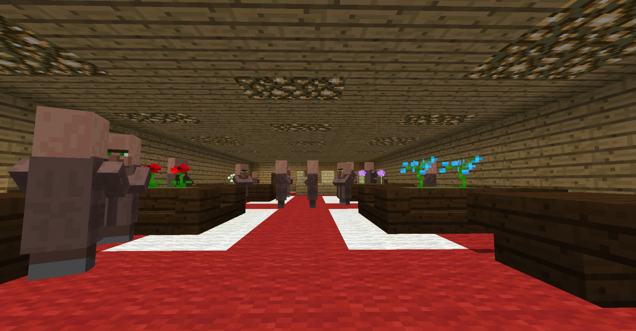 Find The Button - Villager Hotel Minecraft Map