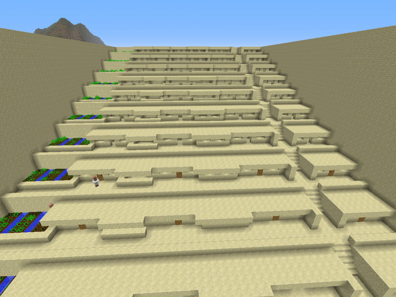 Flat City automatic Minecraft Map