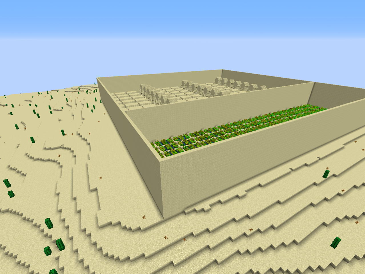 Flat City automatic Minecraft Map