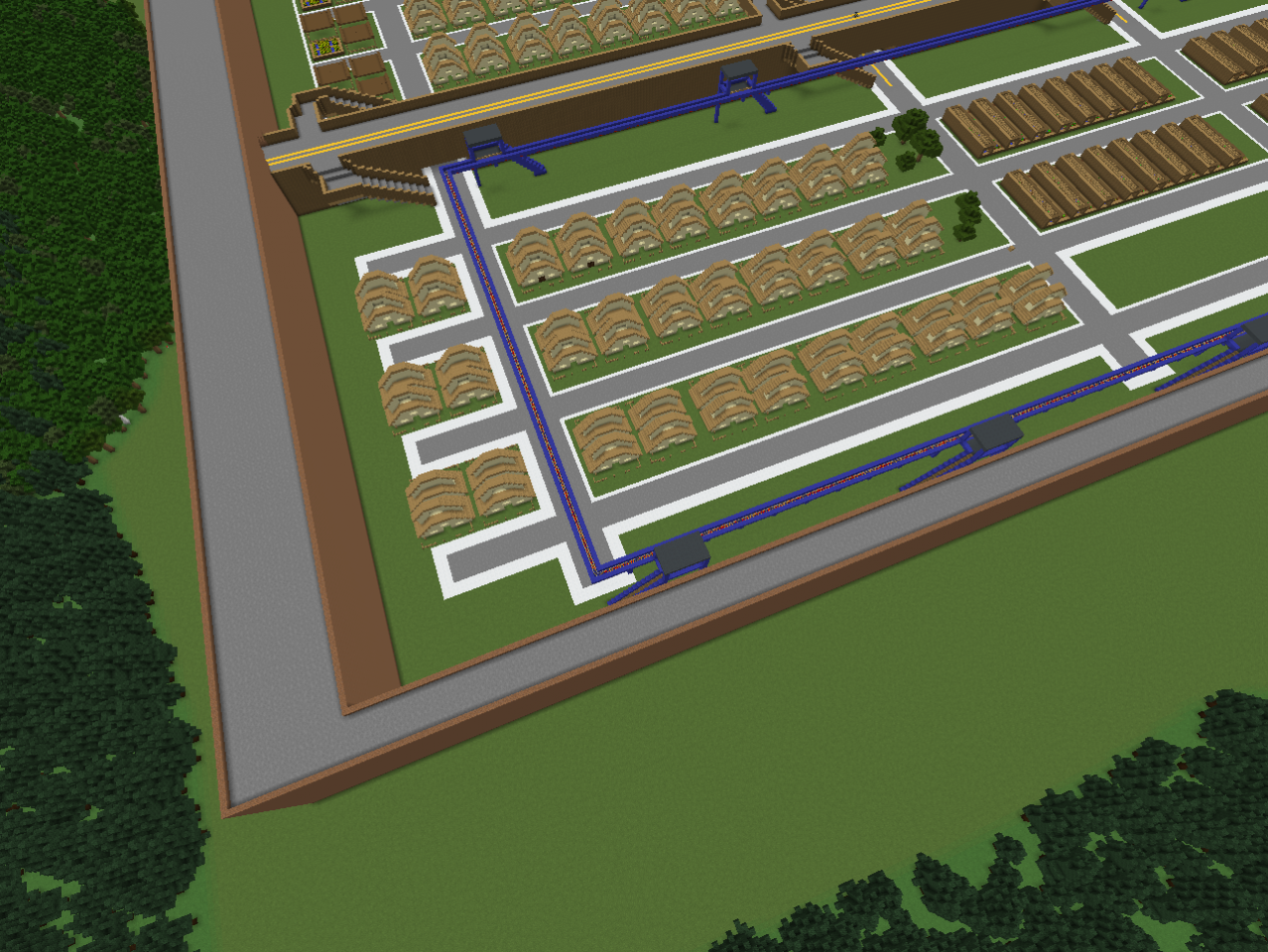 Flat City automatic Minecraft Map