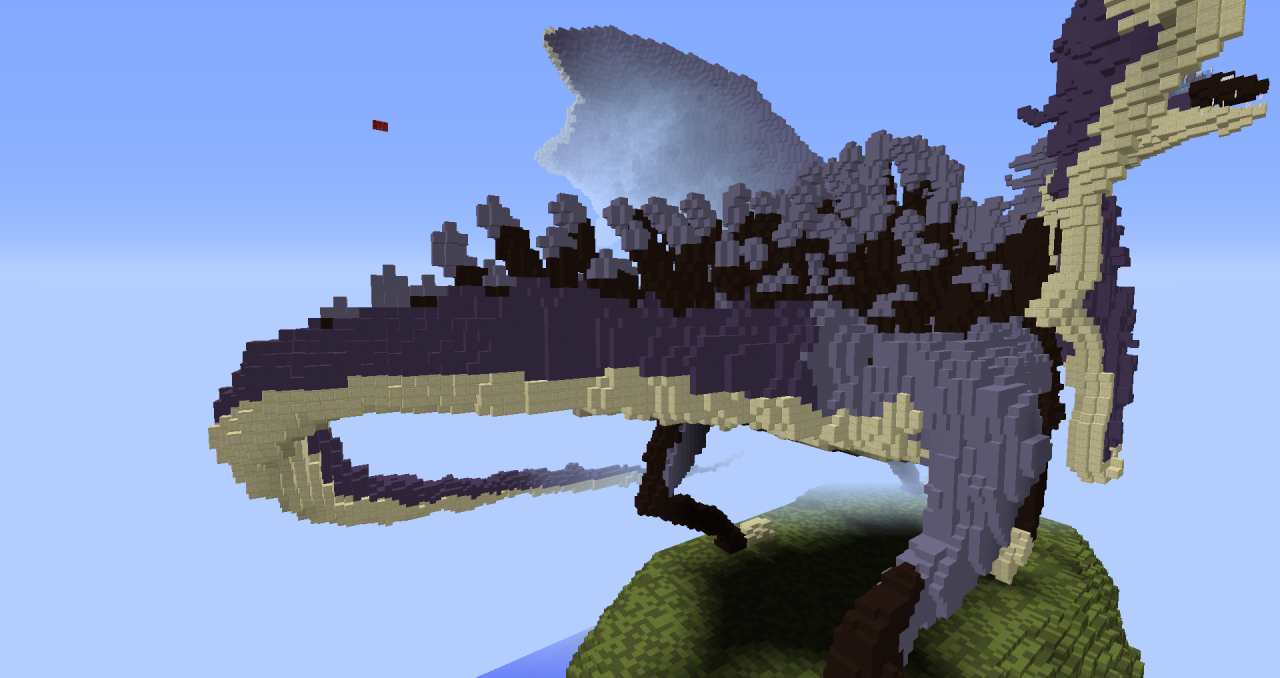 An Epic Dragon Organic Minecraft Map