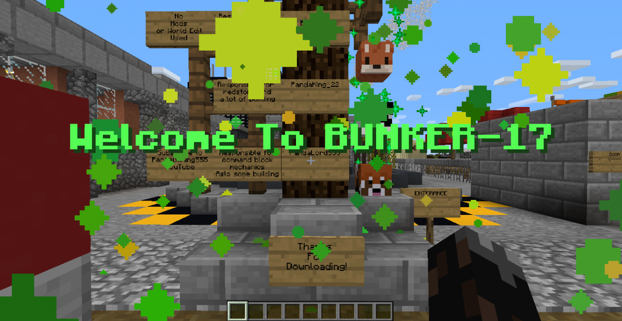 BUNKER-17 (Command Block / Redstone) Minecraft Map