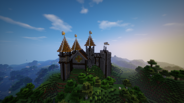 Small castle on a hill !! Minecraft Map