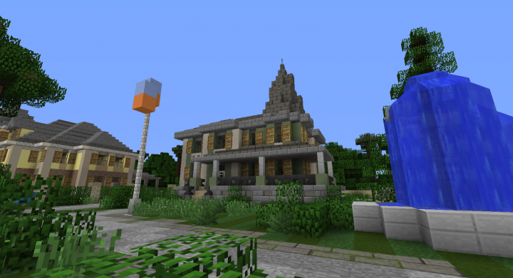 Greenfield project - Victorian mansion in Whitestone Minecraft Map