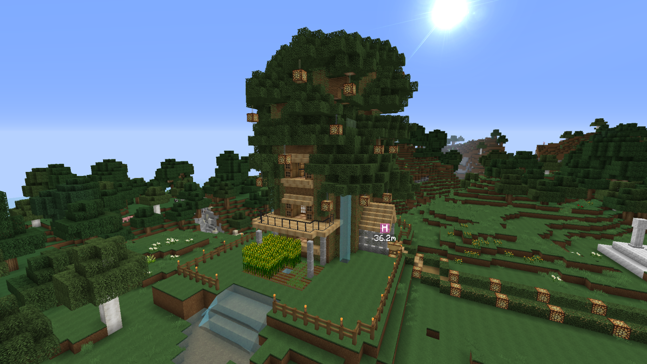 Tree Survival House Minecraft Map