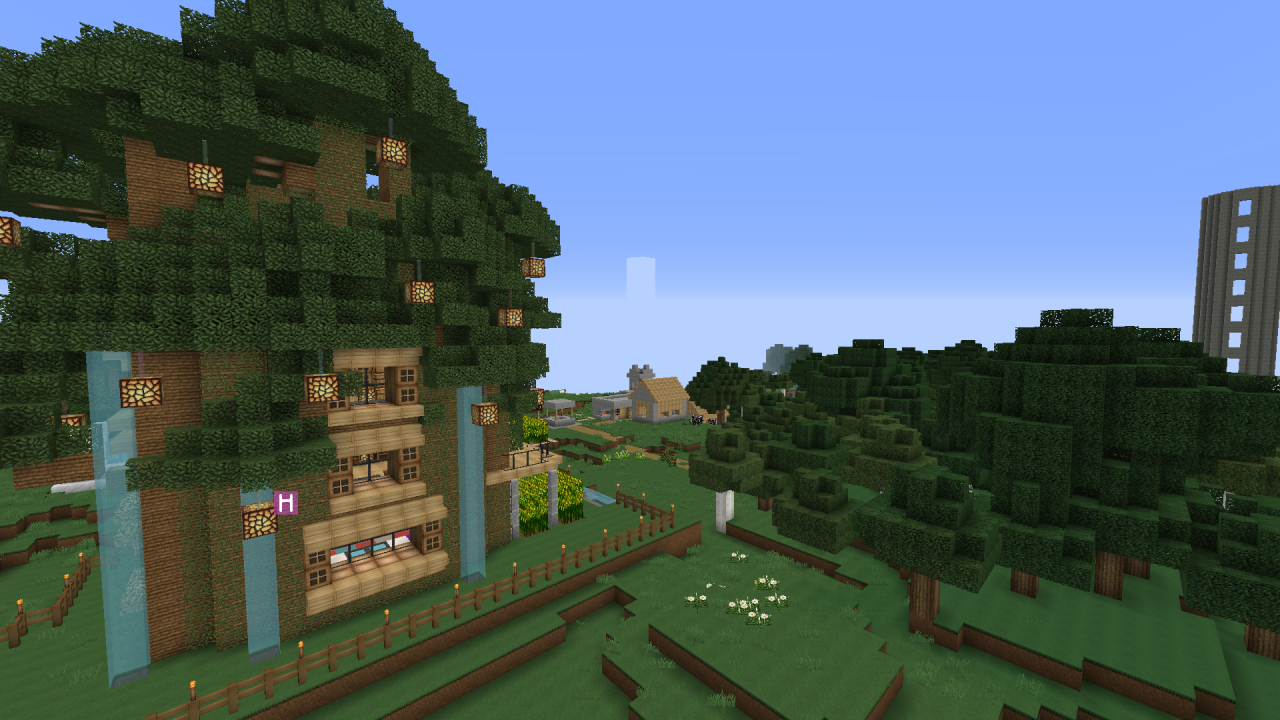 Tree Survival House Minecraft Map