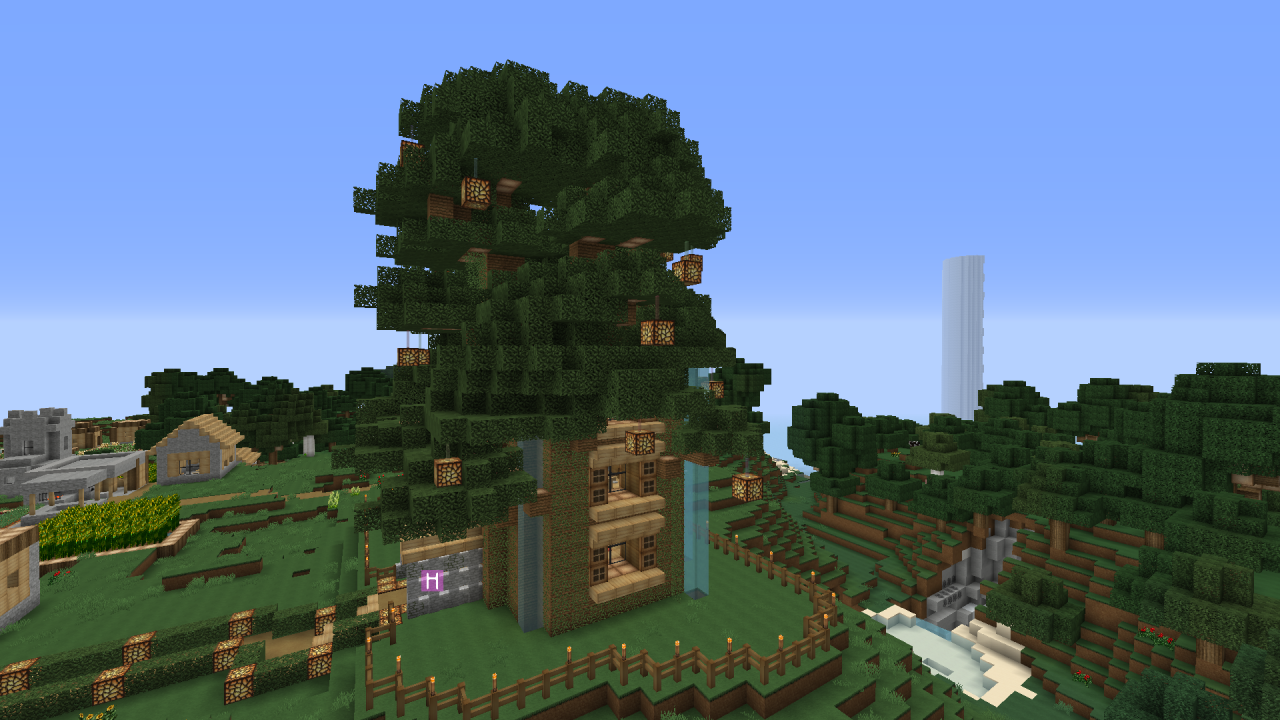Tree Survival House Minecraft Map