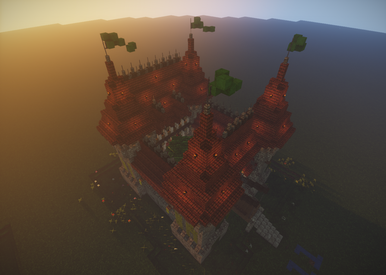 Survival Castle Guide 10+1 Step Minecraft Map