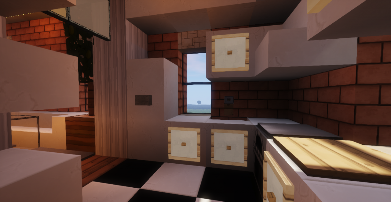 Brick Apartment Building Minecraft Map