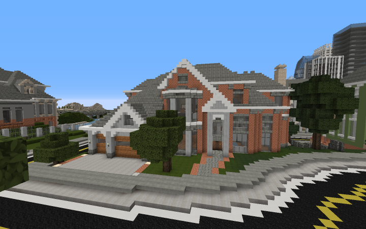 Suburban Home Minecraft Map