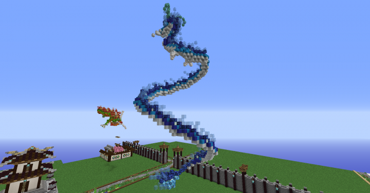 Water Dragon Minecraft Map