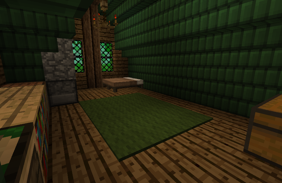 Wood-Elven large house Minecraft Map