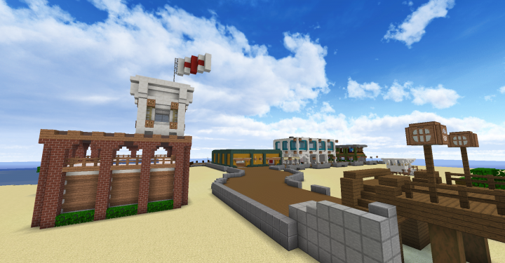 Beach Spawn Map Minecraft Map