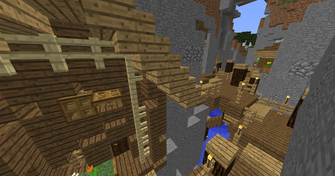 Ravine village 0.1 Minecraft Map
