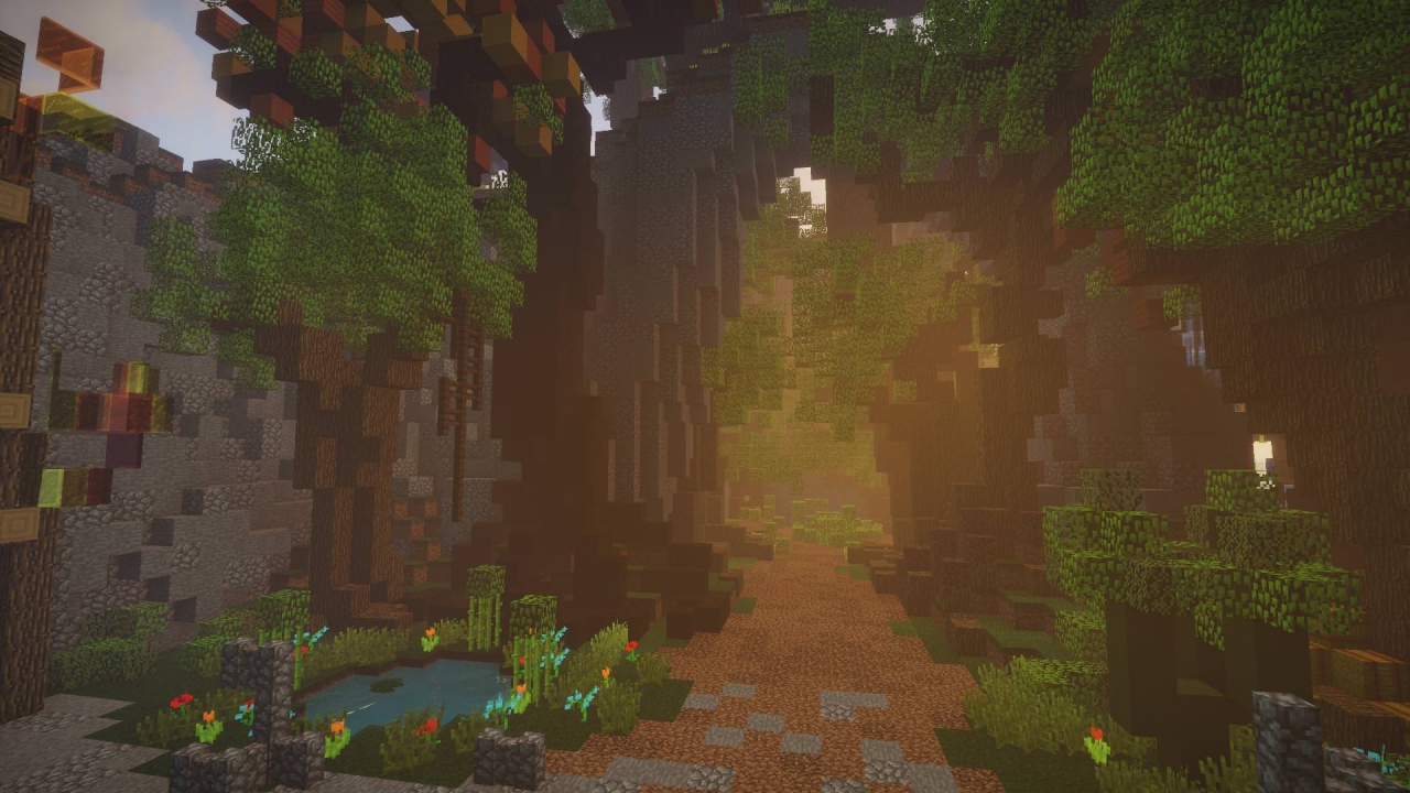 Forest Survival Spawn Minecraft Map