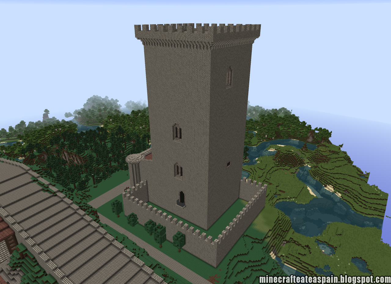 Replica Minecraft of the Castle of Mazuelo de Muñó, Burgos, Spain ...