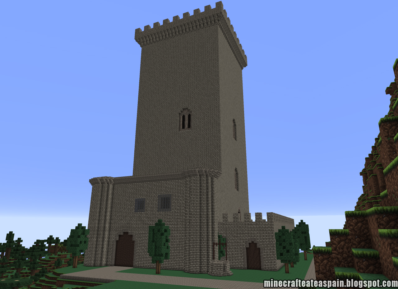 Replica Minecraft of the Castle of Mazuelo de Muñó, Burgos, Spain ...