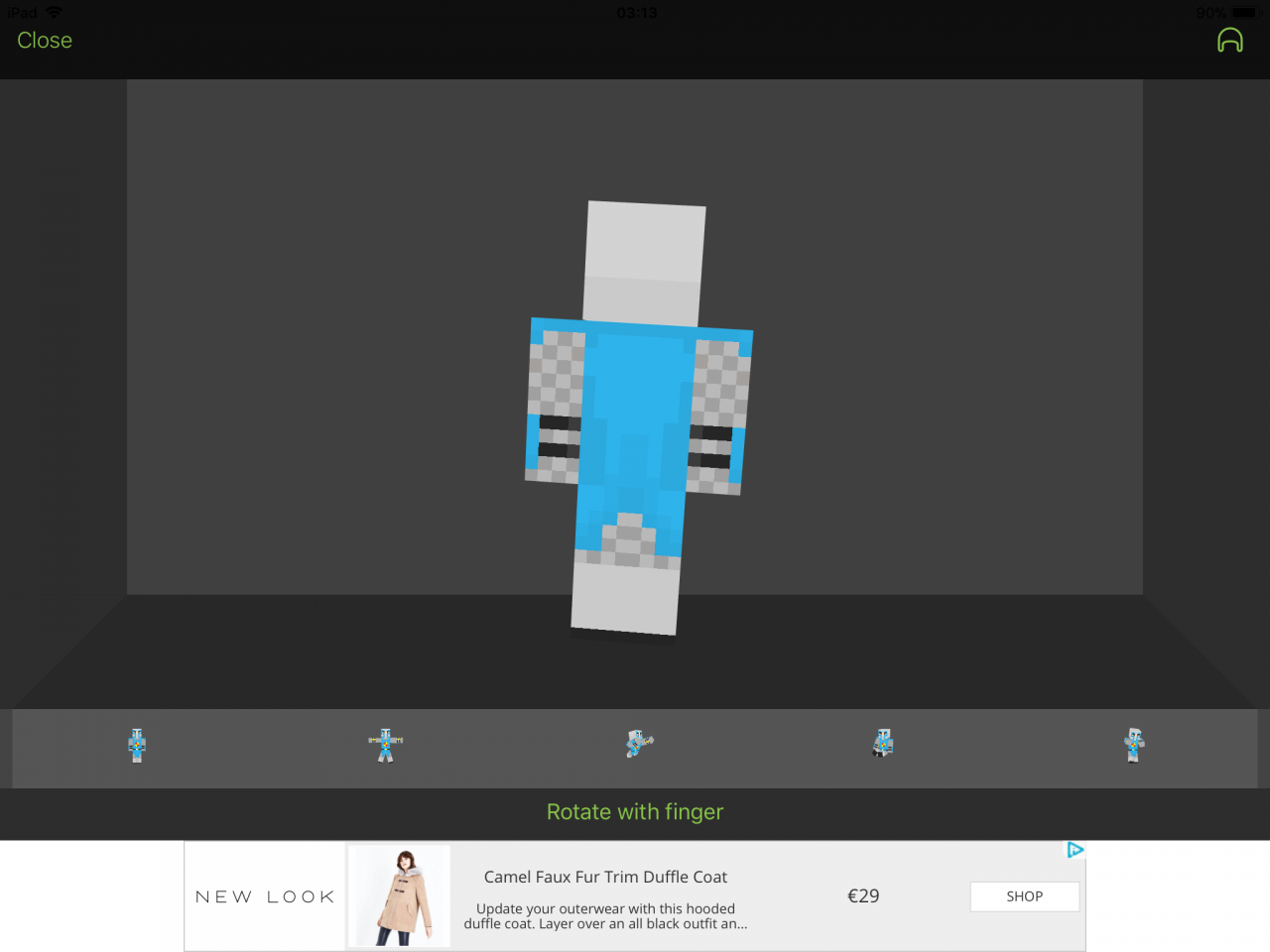 Knight 4 from skin pack 4 on the console version of minecraft ...