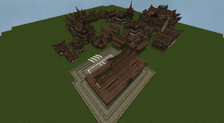 Asian Village [BuildPack] Minecraft Map