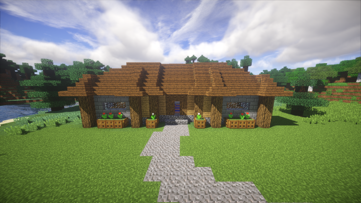 Building Willage - Wooden Houses Minecraft Map